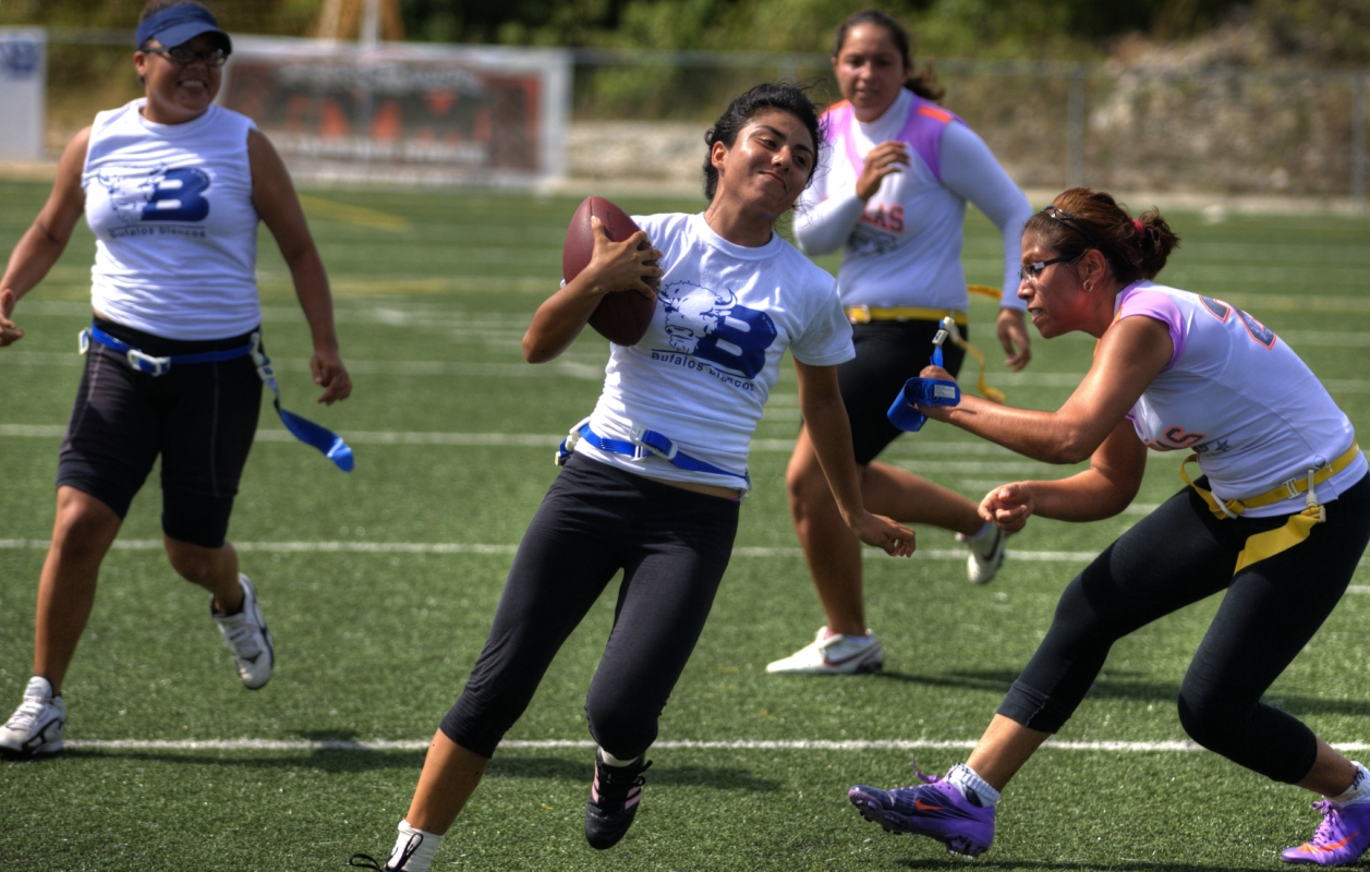 xe3osc - Cancun: Tocho bandera femenil en el Coliseo Maya del Anahuac